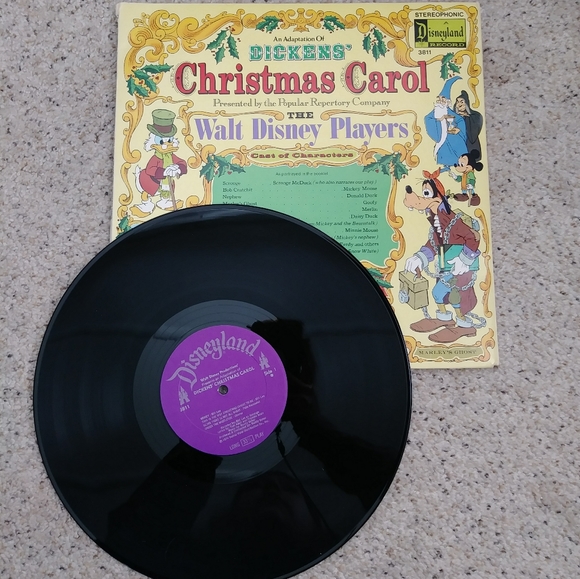 Disney | Other | Vintage Dickens Disney Christmas Carol Record | Poshmark